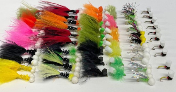 60 Pack of Specific Winter Trout Patterns