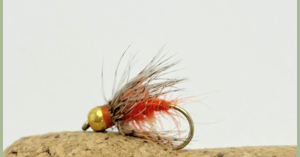 Goldhead Partridge and Orange trout fly winter fly fishing -Troutflies UK