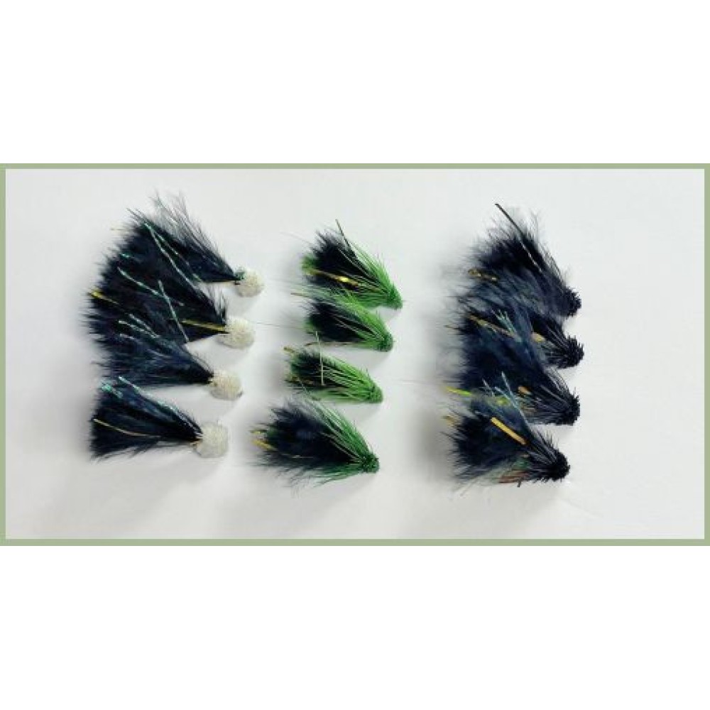 12 Special Muddler - 6 patterns fishing fly lures still water ...