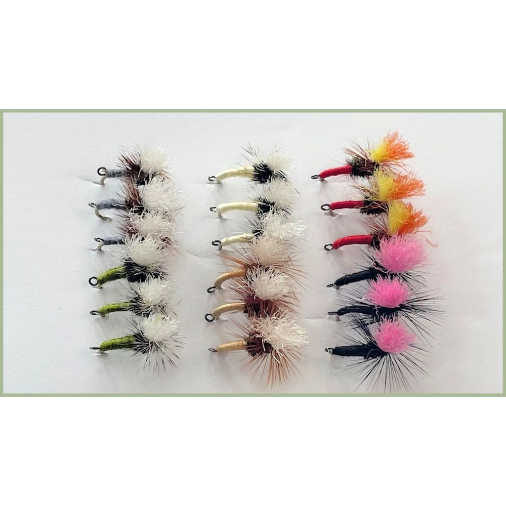 18 Klink and Dink Flies trout flies mixed pack of 18 Troutflies UK