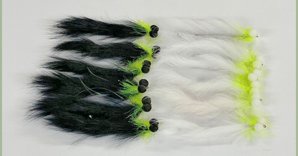 snake flies long zonkers, rear hook - Troutflies UK