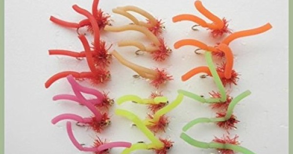 Worm, Spider Maggot trout fishing flies - Troutflies UK