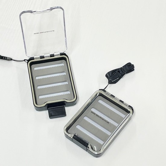 Fishing fly box lanyard pocket size- Troutflies UK