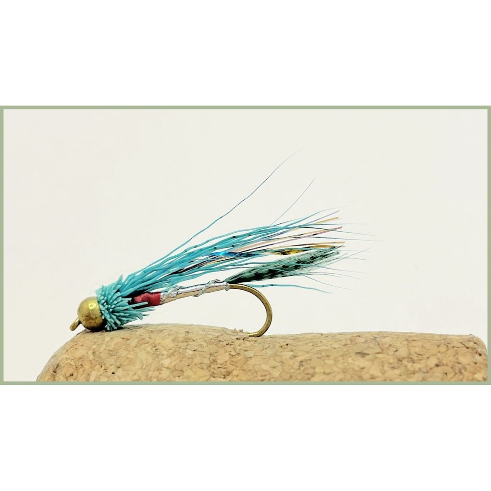 Rolled Muddler - Blue- Troutflies UK
