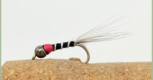 Perdigon Nymph - Black- Troutflies UK