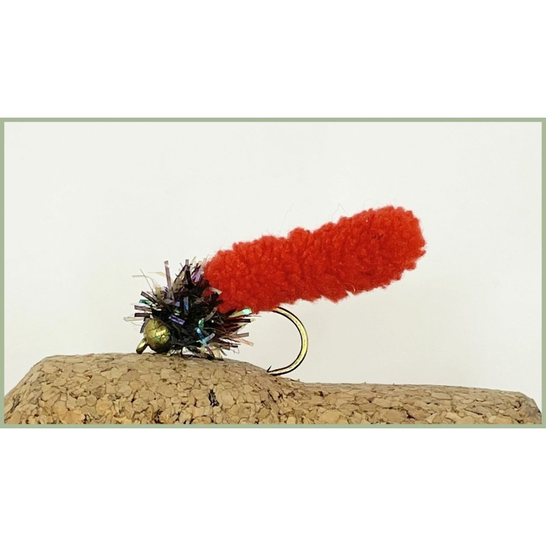 Mop Fishing Fly in Red -Troutflies UK