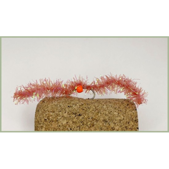 Orange Chewing Gum Worm - Troutflies UK
