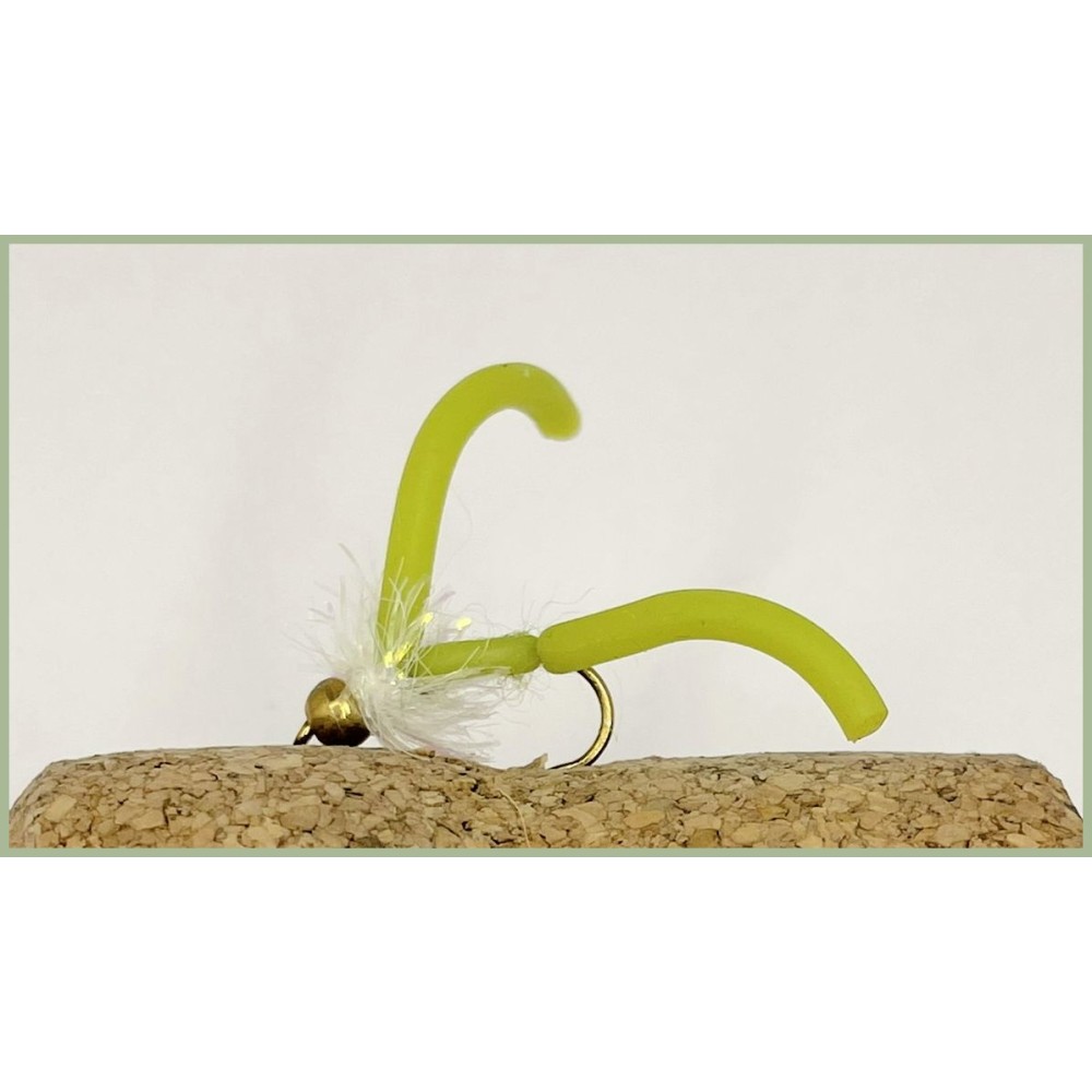 Barbless squirmy worm fishig fly, pack coloured still water- Troutflies UK