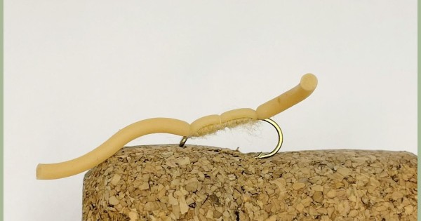 Earth worm rubber trout fly squirmy fishing flies - Troutflies UK