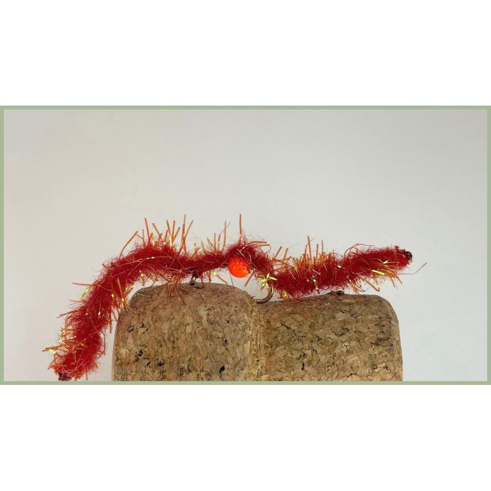 Red Chewing Gum Worm - Troutflies UK