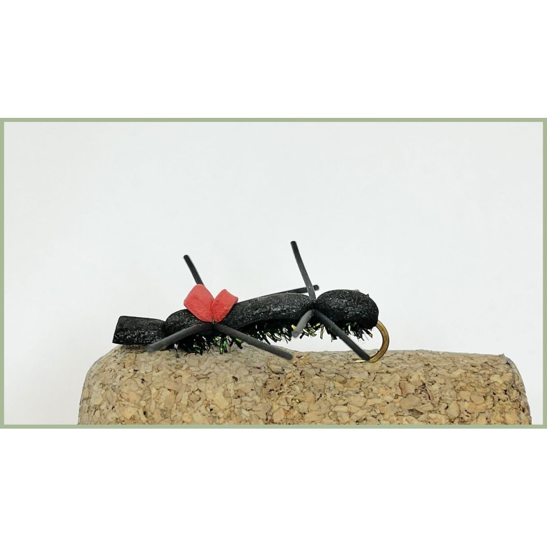 Black ant foam bug -Troutflies UK