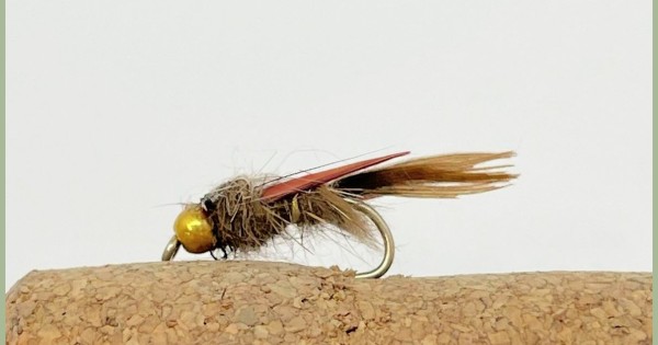 Barbless Evil Weevil trout Flies, Gold Head hares ear winter fly ...
