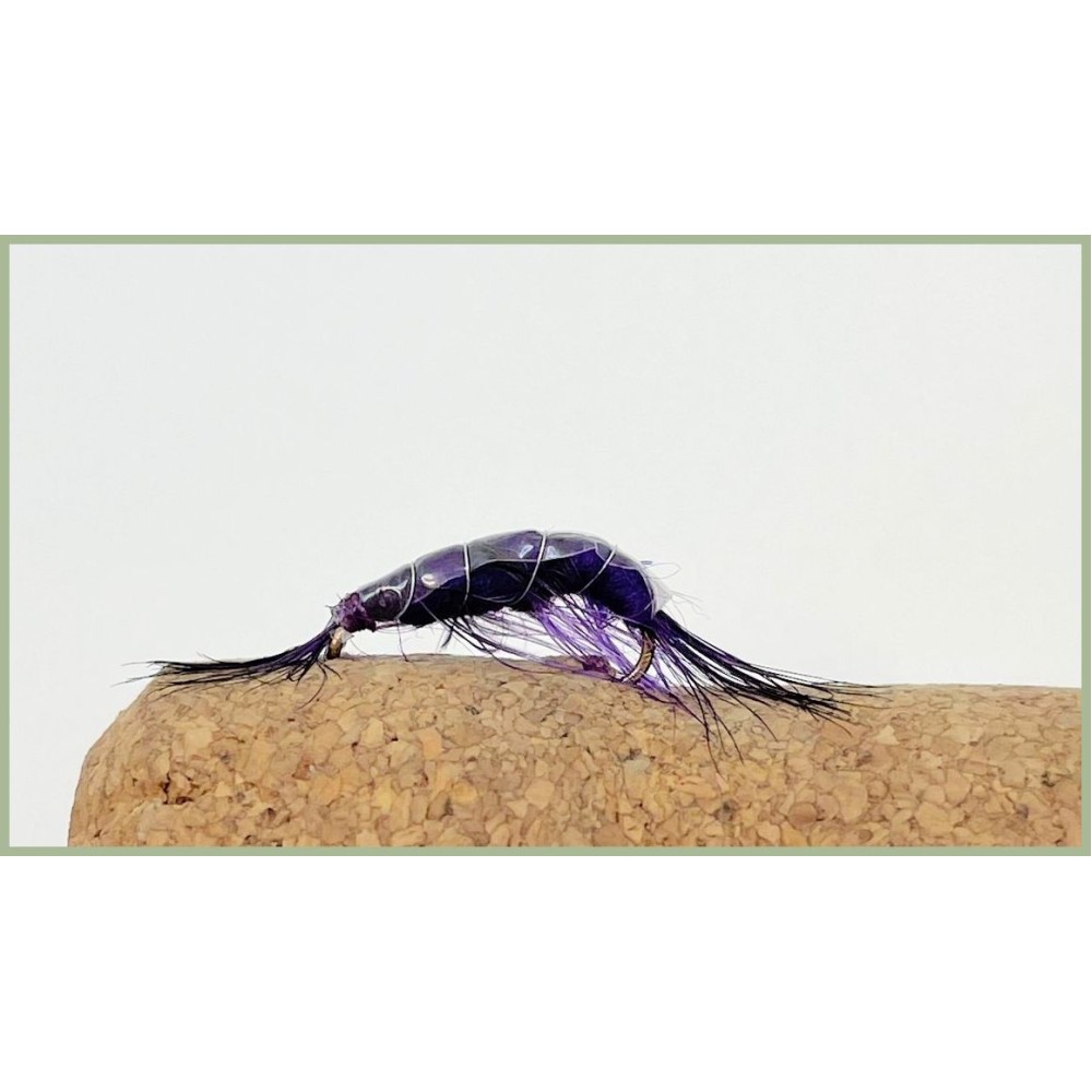 Purple shrimp fishing fly salmon trout - Troutflies UK