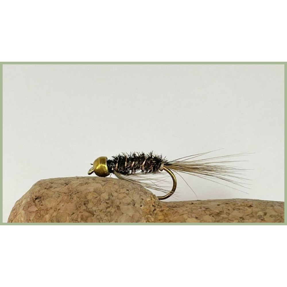 Goldhead Diawl Bach nymph winter fly fishing -Troutflies UK