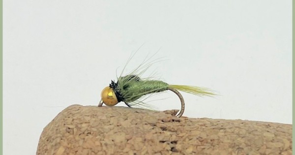 Goldhead Plain Olive Nymph Fly Troutflies UK