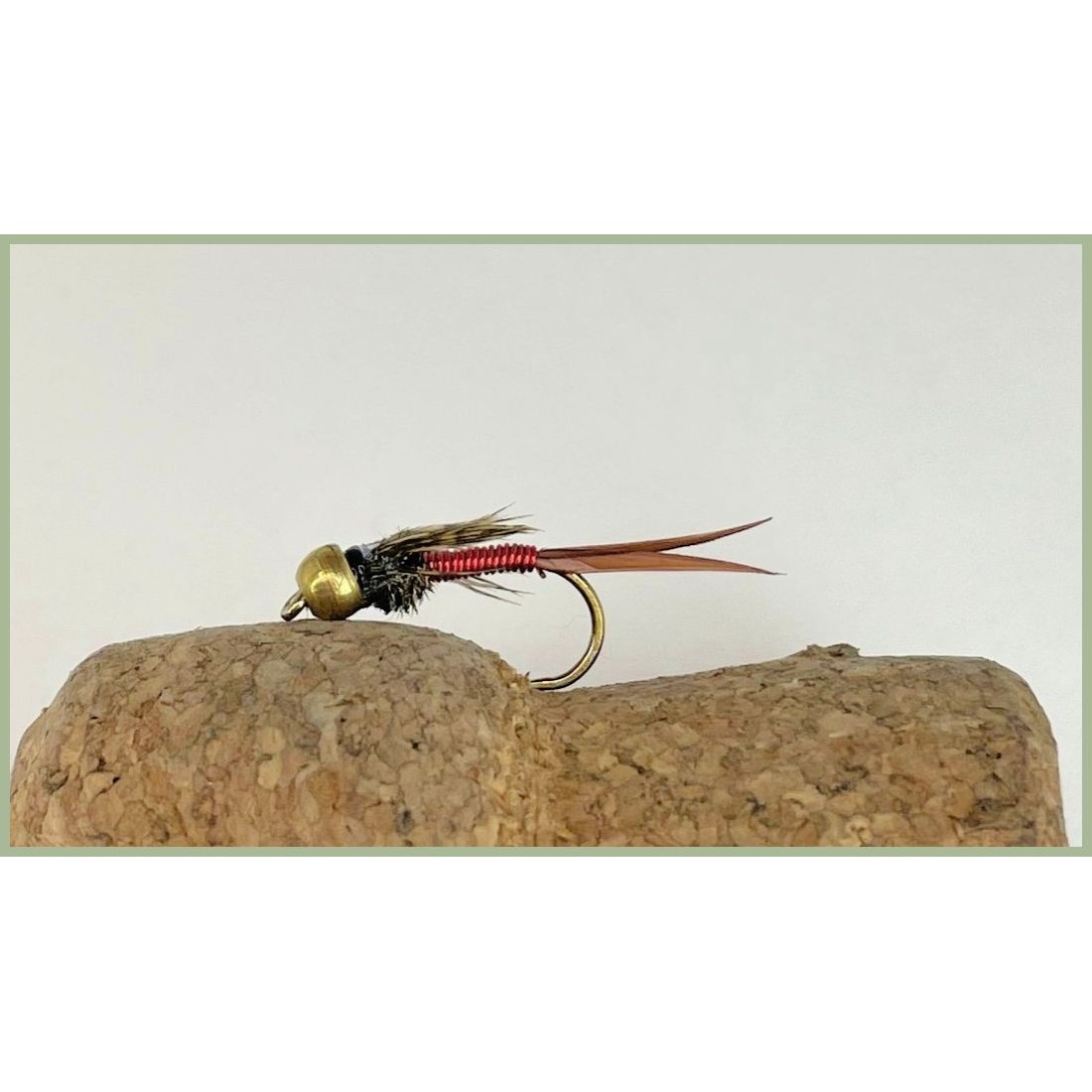 Copper john trout flies, gold bead - Troutflies UK