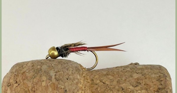 Red Copper John Fishing fly - Troutflies UK