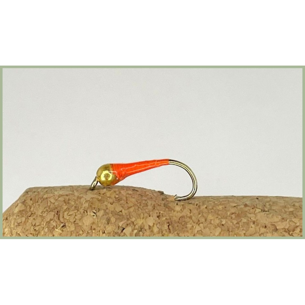 Gold Bead Epoxy Buzzers for fly fishing. sinking flies, winterTroutflies UK