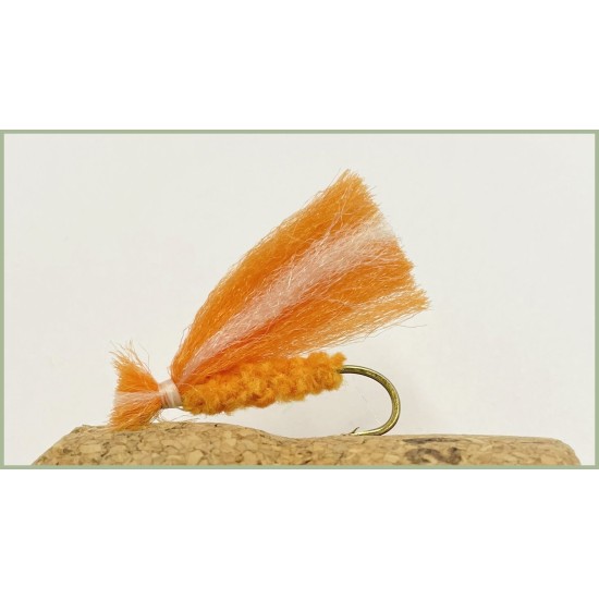 Bung Fly Orange/White - Troutflies UK
