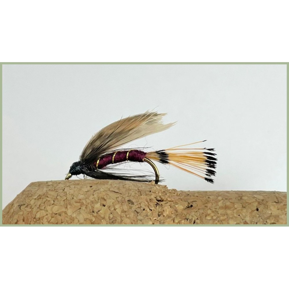 Grouse and claret Wet Fly, fly fishing Troutflies UK