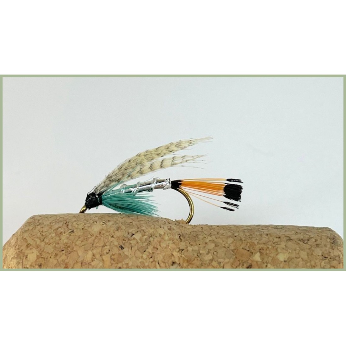 Teal Blue and Silver wet fly Troutflies UK
