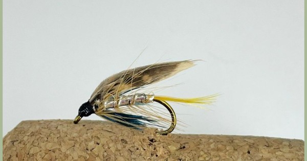 Silver Invicta Wet Fly, fly fishing Troutflies UK