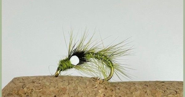 Snatcher fishing flies,black and green, loch fly fishing Troutflies UK