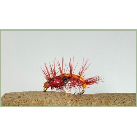 Orange Snatcher fishing flies,black and green, loch fly fishing ...