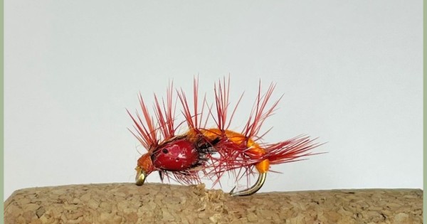 Orange Snatcher fishing flies,black and green, loch fly fishing ...