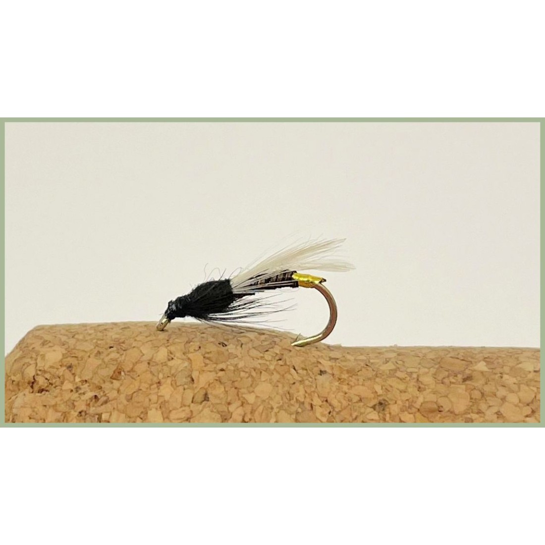 Black emerger river fly fishing Troutflies UK