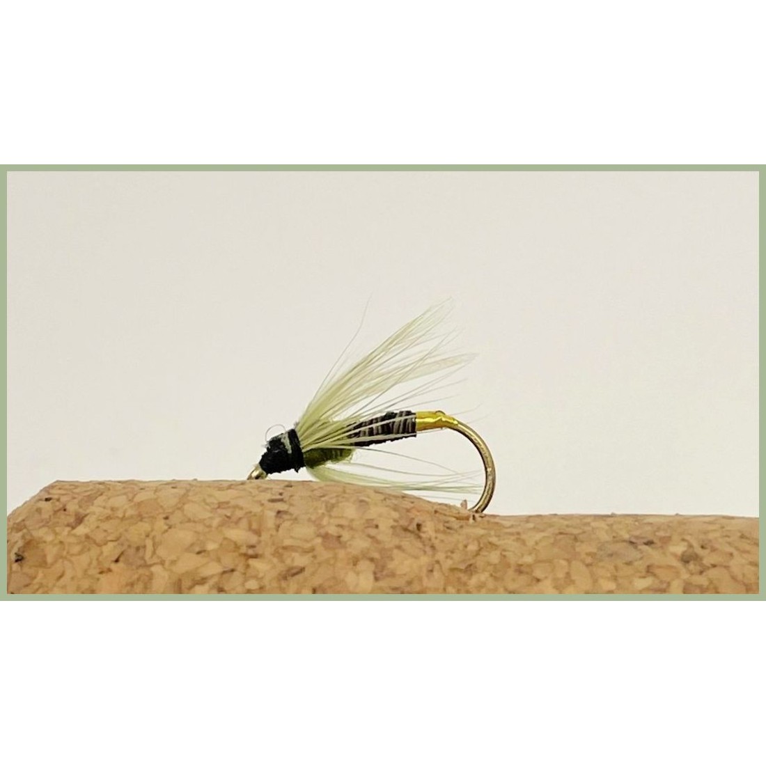 Black Olive Emerger fishing flies, river, Lochs Streams - Troutflies UK