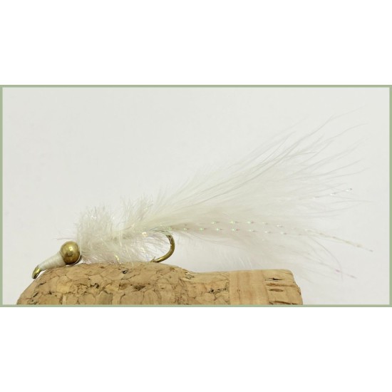 Nomad fishing fly white- Troutflies UK