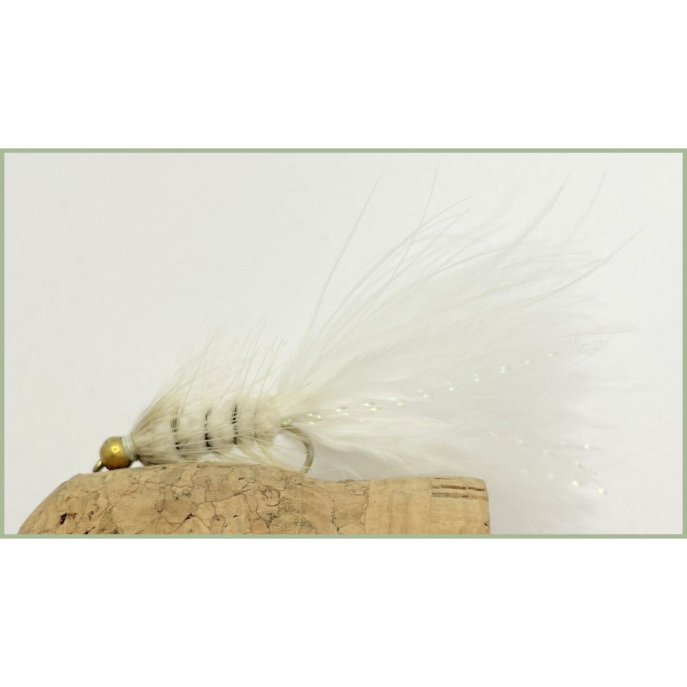 White Woolly Bugger - Troutflies UK