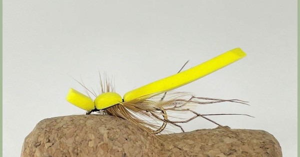 Yellow foam Daddy - - Troutflies UK
