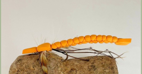 Orange foam daddy - Troutflies UK
