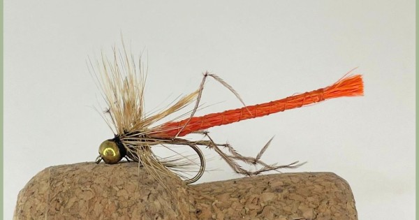 Gold Head Orange Daddy - Troutflies UK