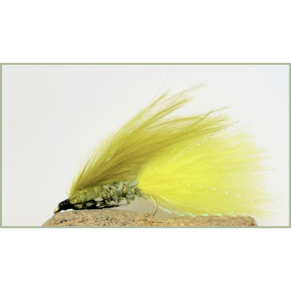 Dawsons Olive Trout Fly, lure - Troutflies UK