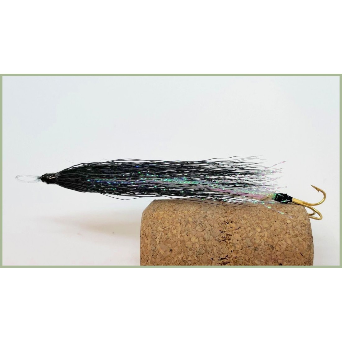 Pearl sea trout treble hook fishing fly - Troutflies Uk