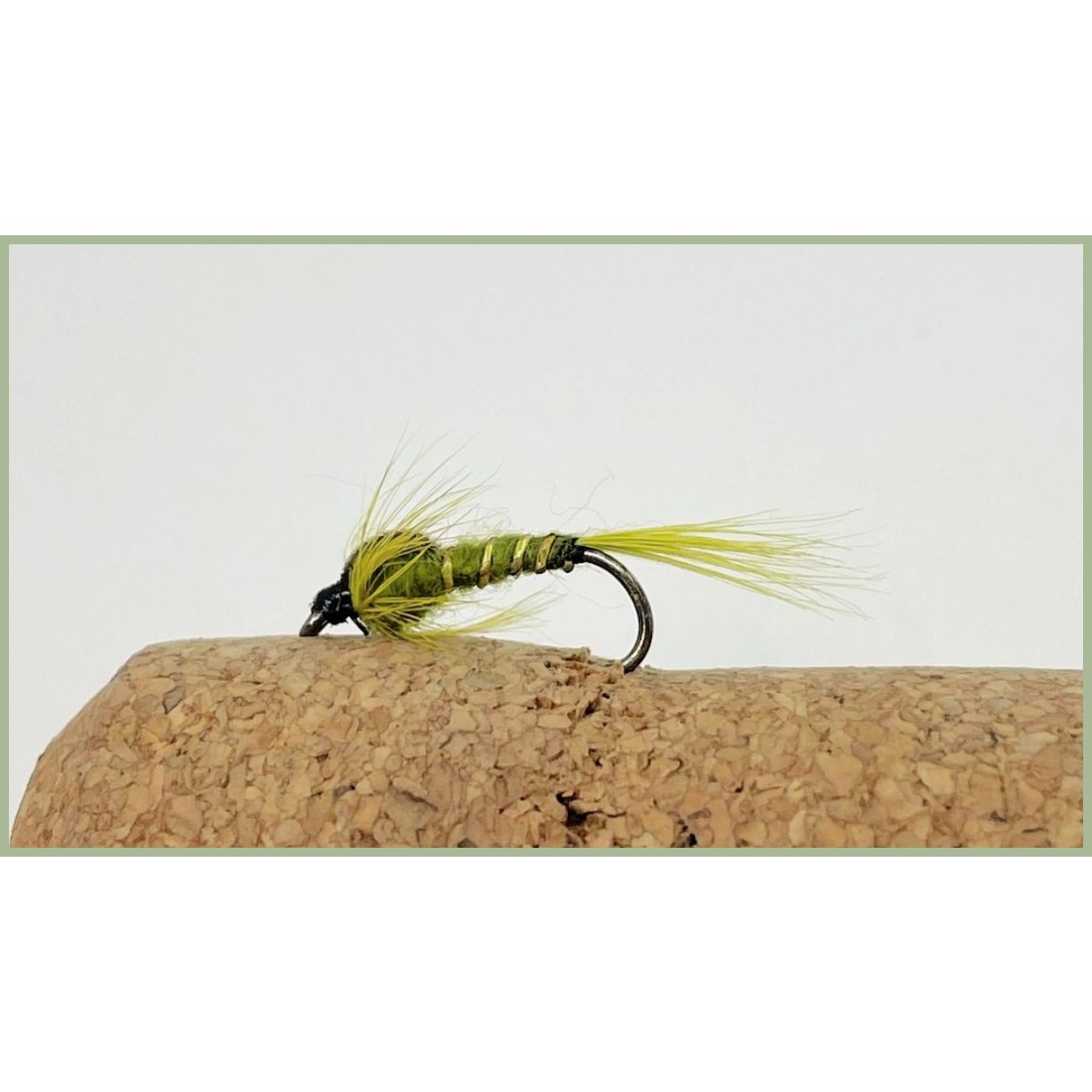 Barbless olive nymph - Troutflies UK