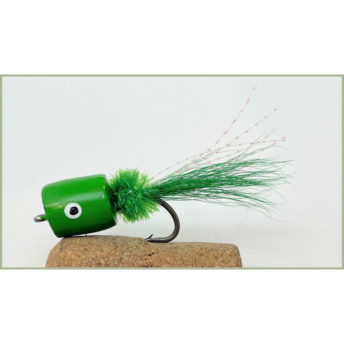 Green banger pike fishing fly- Troutflies UK