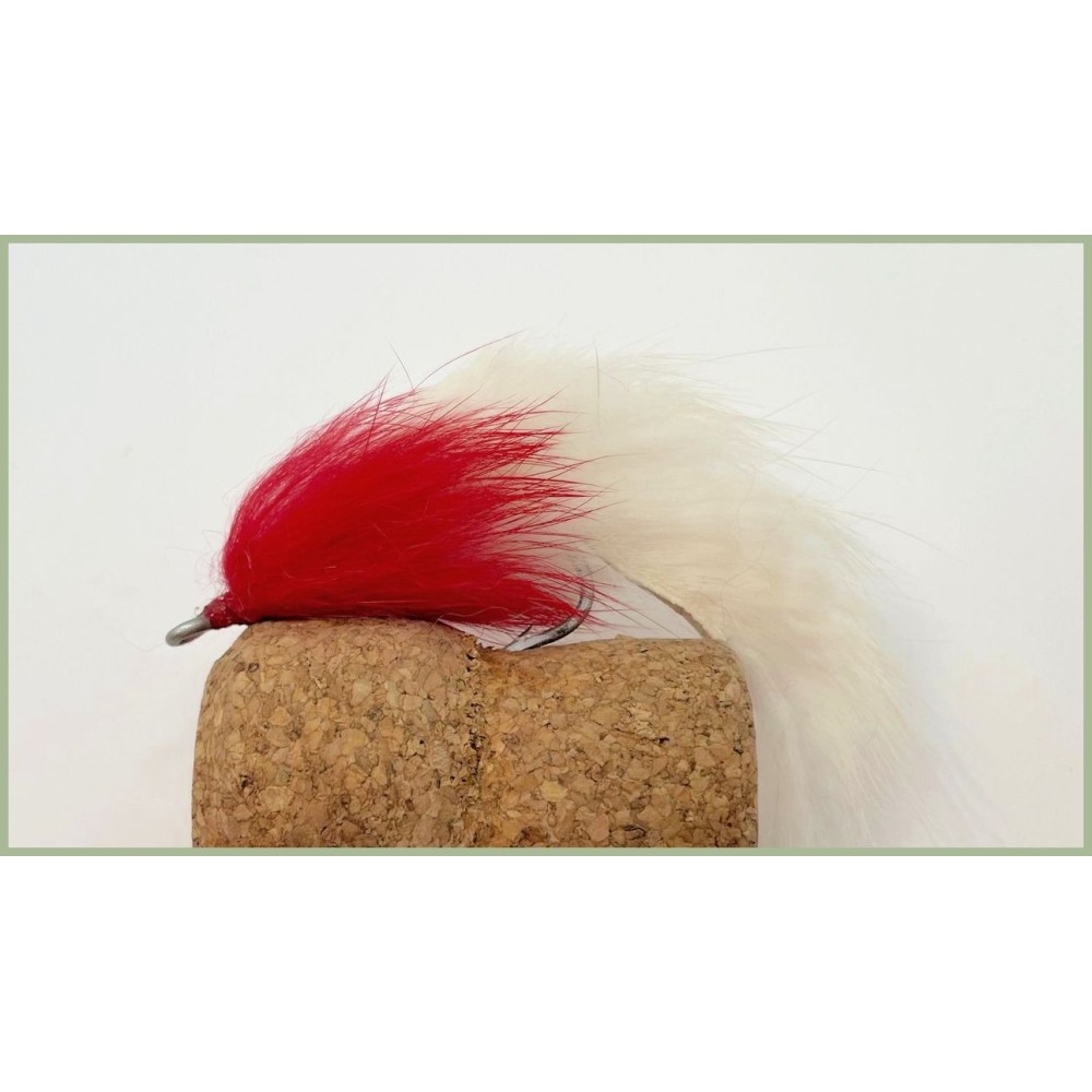Red Bunny Pike fishing fly - Troutflies UK