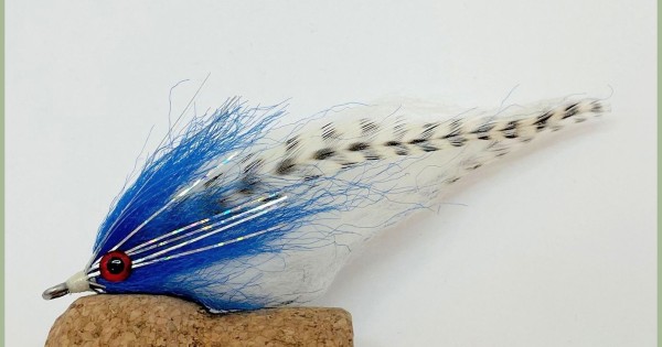 Teal Blue and Silver pike fishing fly - Troutflies UK