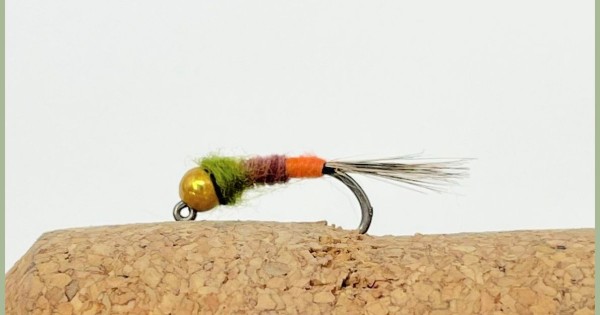 Olive Red Tag Jig -Troutflies UK
