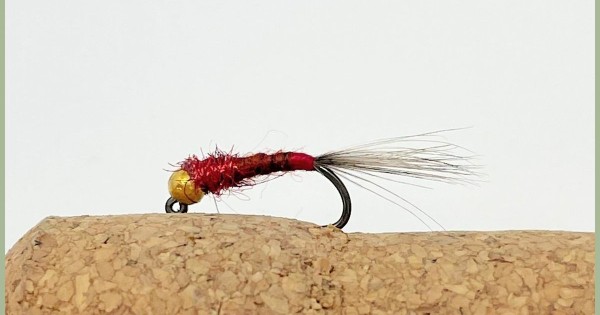 Barbless Red Jig -Troutflies UK