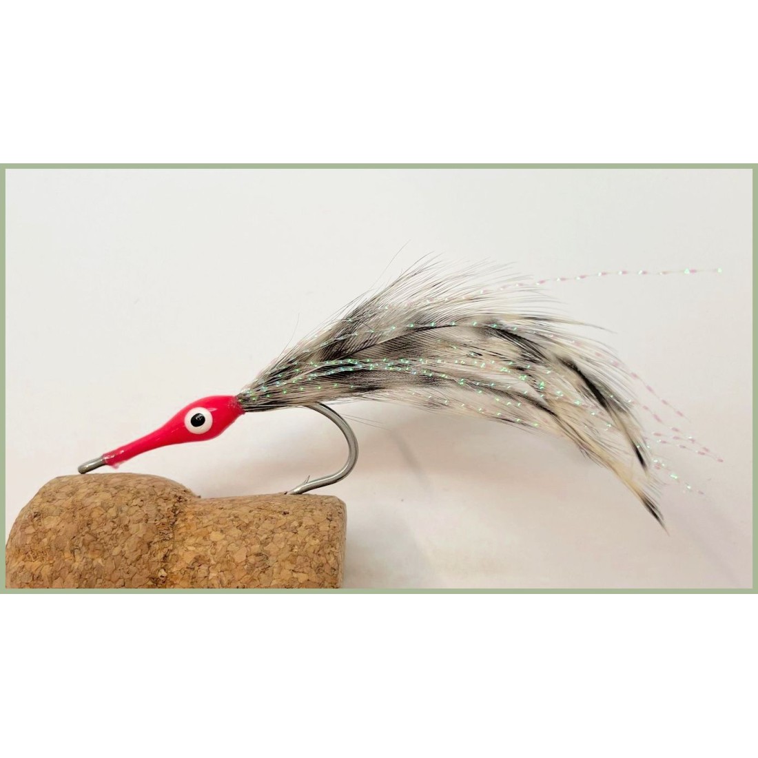 Grizzly hot lips salt water fishing fly bass fly fishing - Troutflies Uk