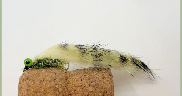 Tiger zonker trout fly, barred -Troutflies UK