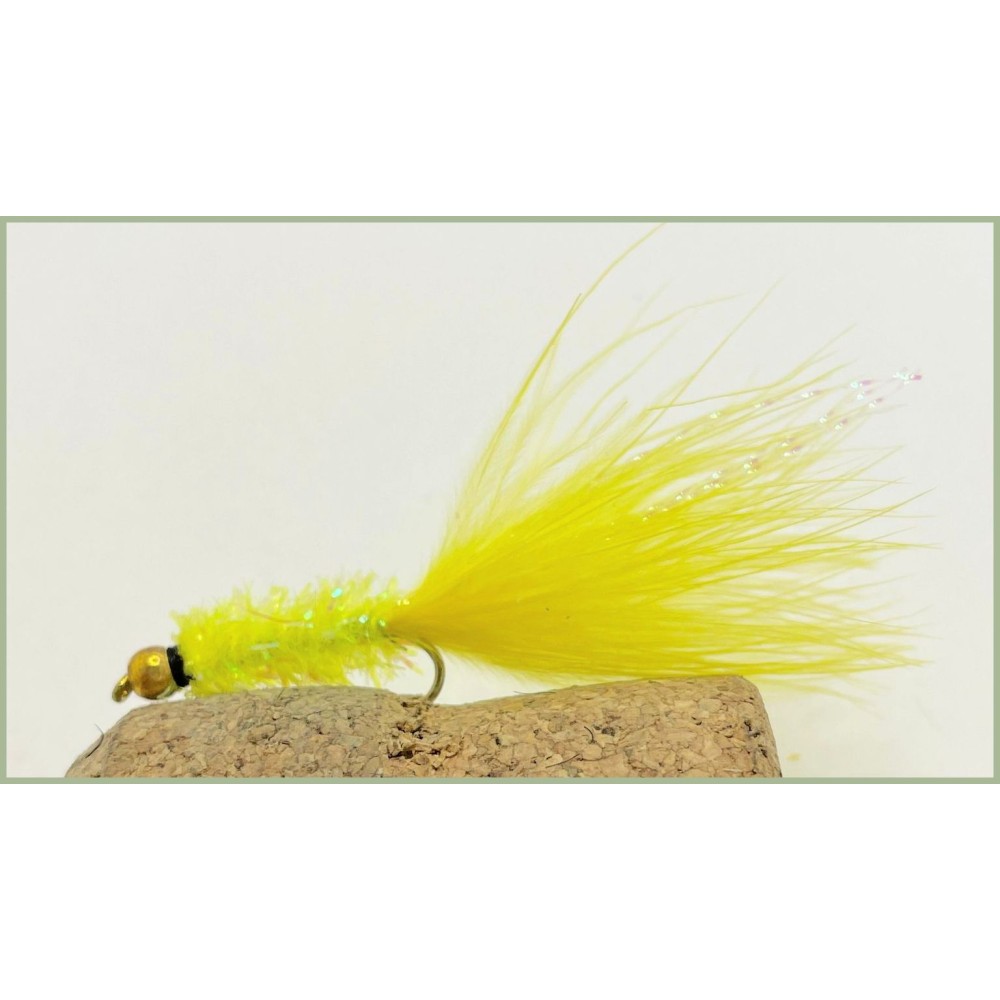 Barbless Yellow Fritz flies - Troutflies UK