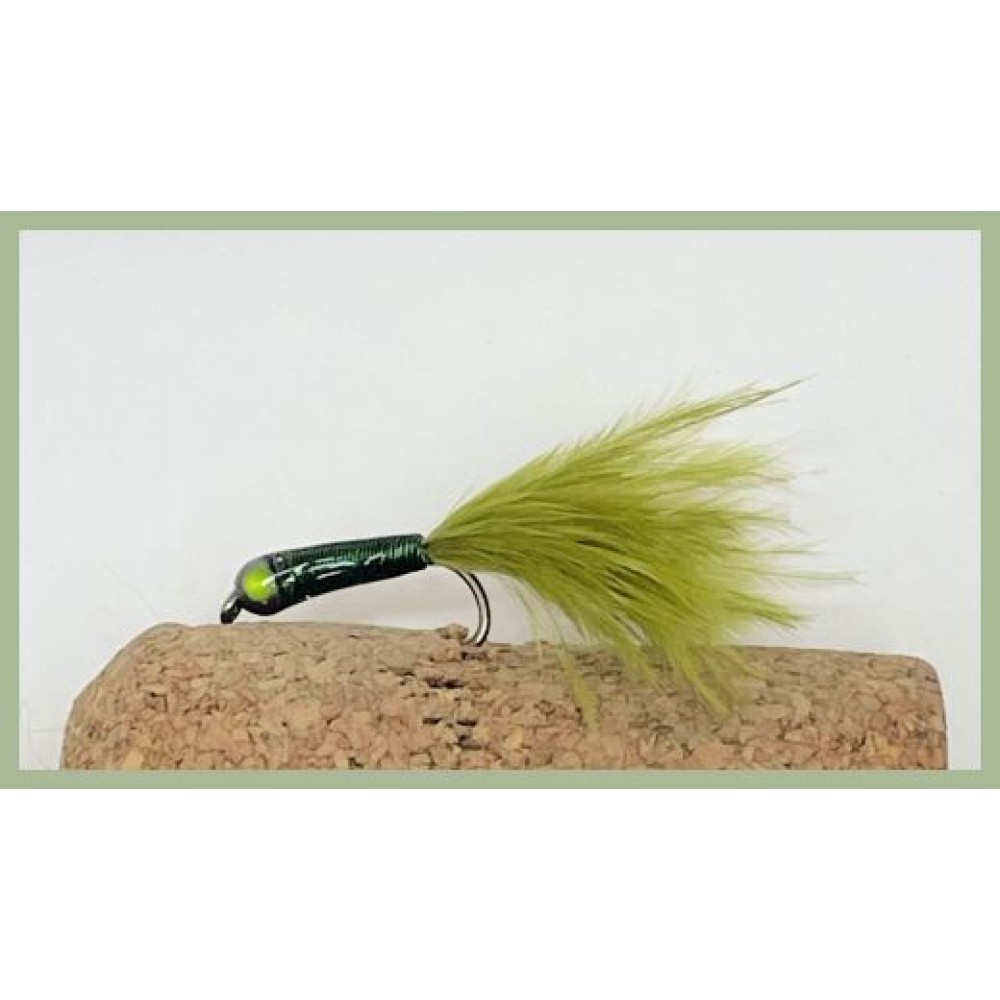 Lead Stalking Bug - Olive Marabou - Troutflies UK