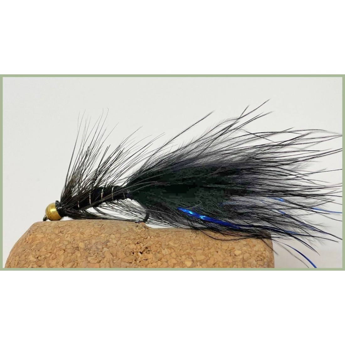 Barbless Blue Flash Damsel- Troutflies UK