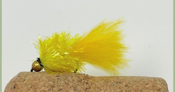 Barbless Yellow Blob - Troutflies UK